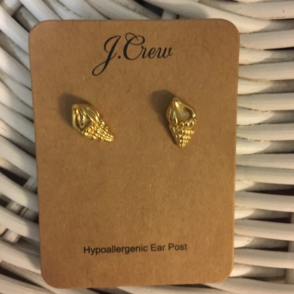 J. Crew | Jewelry | J Crew Seashell Earrings New | Poshmark